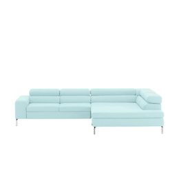 Gallery M Ecksofa Felicia ¦ blau ¦ Maße (cm): B: 309 H: 72 T: 215