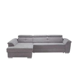 Höffner Ecksofa Magma ¦ grau ¦ Maße (cm): B: 197 H: 98 T: 295