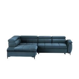 switch Ecksofa Denvo ¦ blau ¦ Maße (cm): B: 290 H: 94 T: 217