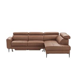 Max Schelling Ecksofa Momentum ¦ braun ¦ Maße (cm): B: 262 H: 92 T: