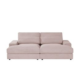 Höffner Lounge Sofa Branna ¦ rosa/pink ¦ Maße (cm): B: 232 H: 88 T: 164