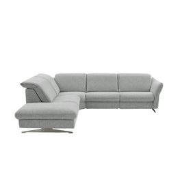 Hukla Ecksofa Mikrofaser Michelle ¦ grau ¦ Maße (cm): B: 292 H: 99 T: