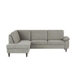 DIVA Ecksofa DIVA ¦ grau ¦ Maße (cm): B: 255 H: 90 T: 210