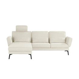 Höffner Ecksofa mit Funktion Twister ¦ beige ¦ Maße (cm): B: 275 H: 93 T: 19