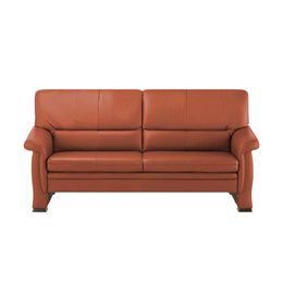 himolla Ledersofa 2253 ¦ orange ¦ Maße (cm): B: 199 H: 96 T: 100