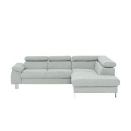 U.N.O uno Ecksofa Micky ¦ grau ¦ Maße (cm): B: 249 H: 72 T: 207