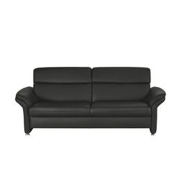 meinSofa Einzelsofa Leder Manon ¦ schwarz ¦ Maße (cm): B: 228 H: 94 T