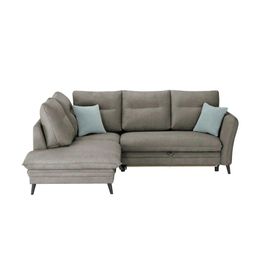 Höffner Ecksofa Wilma ¦ grau ¦ Maße (cm): B: 245 H: 95 T: 203