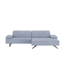 JOOP! Ecksofa 8111 Square ¦ blau ¦ Maße (cm): B: 282 H: 78 T: 229