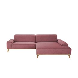 Höffner Ecksofa Fred ¦ rot ¦ Maße (cm): B: 298 H: 84 T: 203