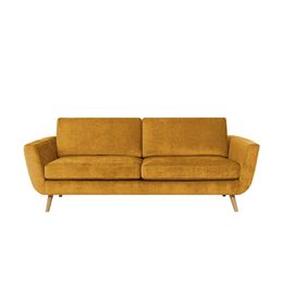 Soho Sofa Smilla ¦ gelb ¦ Maße (cm): B: 217 H: 85 T: 93