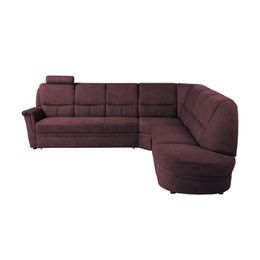 meinSofa Ecksofa Chris ¦ rot ¦ Maße (cm): B: 290 H: 96 T: 277