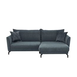 bobb Ecksofa Yolanda ¦ blau ¦ Maße (cm): B: 257 H: 94 T: 174