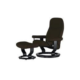 stressless Relaxsessel mit Hocker Leder Consul L ¦ braun ¦ Maße (cm):