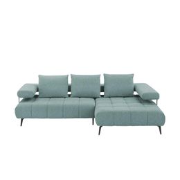 switch Ecksofa MAGNETIC ¦ türkis/petrol ¦ Maße (cm): B: 266 H: 69 T: