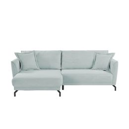 bobb Ecksofa Yolanda ¦ blau ¦ Maße (cm): B: 257 H: 94 T: 174