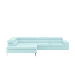 Gallery M Ecksofa Felicia ¦ blau ¦ Maße (cm): B: 215 H: 72 T: 309