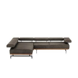 JOOP! Ecksofa Leder 24/7 8106 ¦ braun ¦ Maße (cm): B: 237 H: 85 T: 2