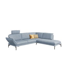 himolla Ecksofa 1478 ¦ blau ¦ Maße (cm): B: 275 H: 87