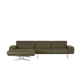 Koinor Ecksofa Hiero ¦ grün ¦ Maße (cm): B: 298 H: 80 T: 154