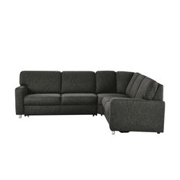 Smart Ecksofa Valencia ¦ schwarz ¦ Maße (cm): B: 266 H: 90 T: 236