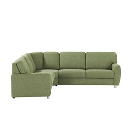 Smart Ecksofa Valencia ¦ grün ¦ Maße (cm): B: 240 H: 90 T: 270