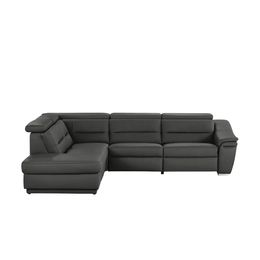 meinSofa Ecksofa Ivonne ¦ schwarz ¦ Maße (cm): B: 294 H: 84 T: 245