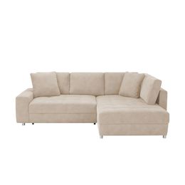 bobb Ecksofa mit pflegeleichtem Bezugsstoff Arissa de Luxe ¦ beige