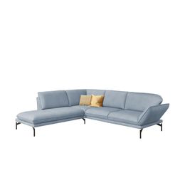 himolla Ecksofa 1478 ¦ blau ¦ Maße (cm): B: 275 H: 87