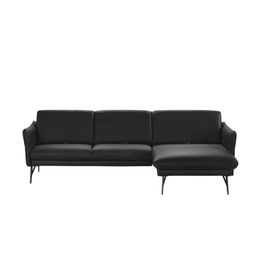 himolla Ecksofa Leder 1928 ¦ schwarz ¦ Maße (cm): B: 280 H: 83 T: 17