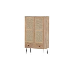 Höffner Highboard Lilo ¦ holzfarben ¦ Maße (cm): B: 80 H: 137 T: 42