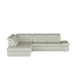 Lounge Collection Ecksofa Leder Spencer ¦ grau ¦ Maße (cm): B: 323 H