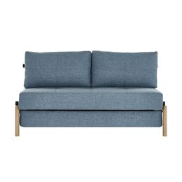 Höffner Klappsofa mit Schlaffunktion Cape ¦ blau