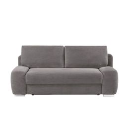 bobb Schlafsofa mit Boxspringpolsterung Viannie de Luxe ¦ grau ¦ Maß