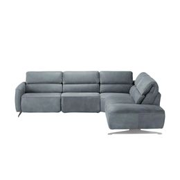 Musterring Ecksofa MR260 ¦ blau ¦ Maße (cm): B: 281 H: 82 T: 248