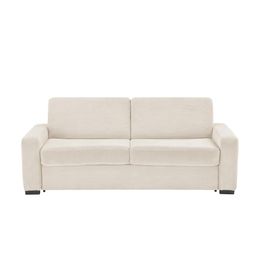 switch Schlafsofa aus Cord Vanila ¦ creme ¦ Maße (cm): B: 220 H: 87 T