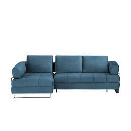 switch Ecksofa Havana ¦ blau ¦ Maße (cm): B: 272 H: 89 T: 173