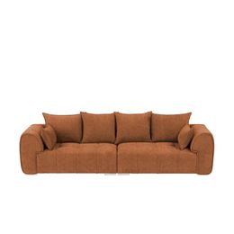 U.N.O uno Big Sofa London ¦ orange ¦ Maße (cm): B: 316 H: 72 T: 112