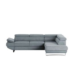 switch Ecksofa aus Mikrofaser Gio ¦ grau ¦ Maße (cm): B: 263 H: 74 T: