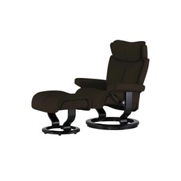 stressless Relaxsessel mit Hocker Leder Magic S ¦ braun ¦ Maße (cm):