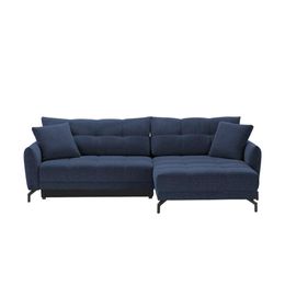 bobb Ecksofa Casandra de Luxe ¦ blau ¦ Maße (cm): B: 284 H: 91 T: 1