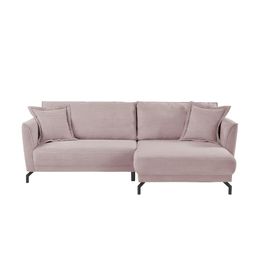 bobb Ecksofa Yolanda ¦ rosa/pink ¦ Maße (cm): B: 257 H: 94 T: 174