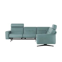 stressless Ecksofa Stella ¦ türkis/petrol ¦ Maße (cm): B: 288 H: 78