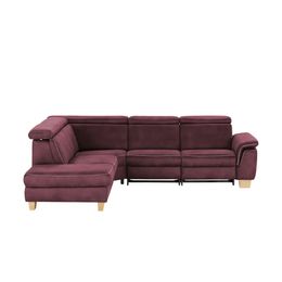 Mein Sofa bold Ecksofa Beata ¦ rot ¦ Maße (cm): B: 270 H: 80 T: 233