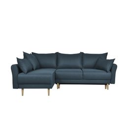 Smart Ecksofa Elise ¦ blau ¦ Maße (cm): B: 227 H: 88 T: 170