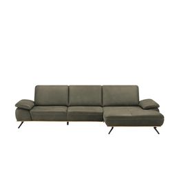 meinSofa Ecksofa Fiona ¦ grün ¦ Maße (cm): B: 322 H: 89 T: 187