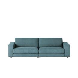 Jette Home Sofa Cord Sila ¦ türkis/petrol ¦ Maße (cm): B: 250 H: 85 T