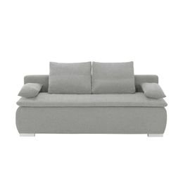 Smart Schlafsofa Leonie ¦ grau ¦ Maße (cm): B: 198 H: 92 T: 90