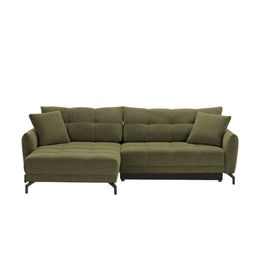 bobb Ecksofa Casandra de Luxe ¦ grün ¦ Maße (cm): B: 284 H: 91 T: 1