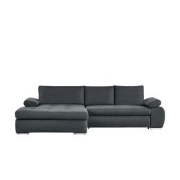 Smart Ecksofa Ibby ¦ grau ¦ Maße (cm): B: 294 H: 73 T: 173